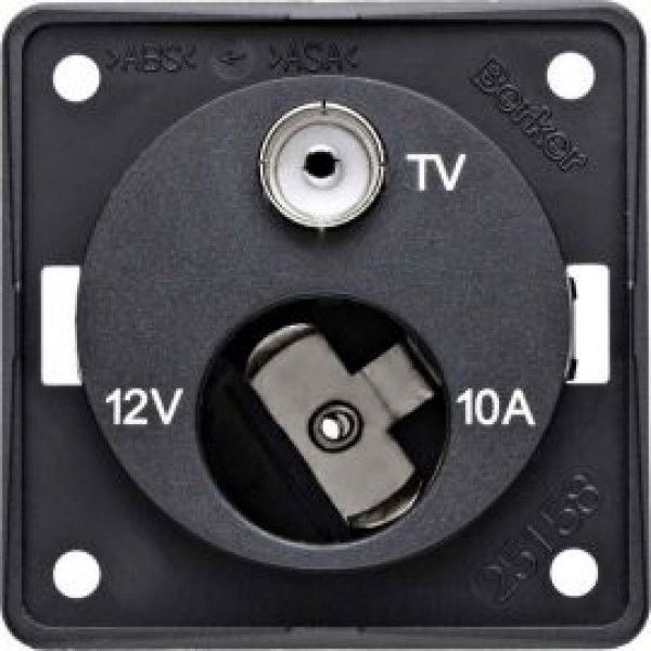 Berker 12V Cigar/Tv Point - Caravan Stuff 4 U