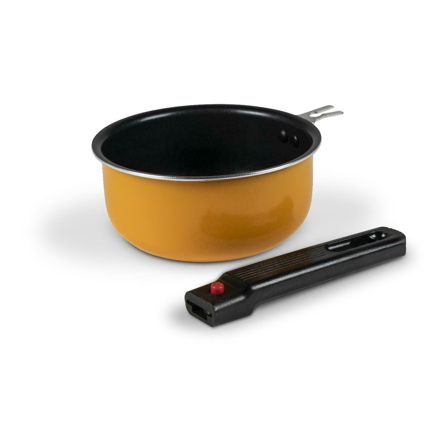 Kampa Saucepan 14 x 7cm Sunset Yellow - Caravan Stuff 4 U