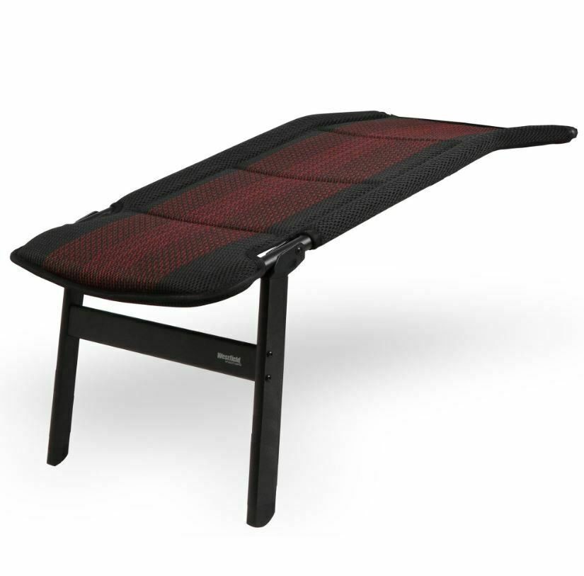 Westfield Avantgarde Breeze Folding Leg Rest - Red Stripe - Caravan ...