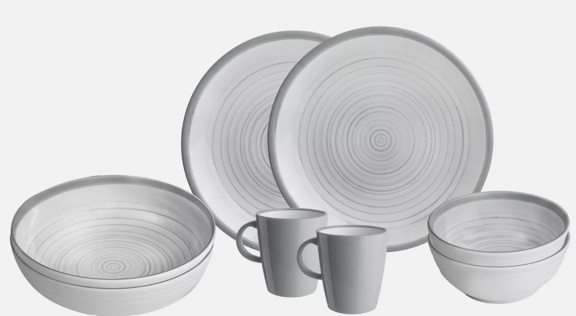 Brunner 8pc Dinner Set – Bellagio - Caravan Stuff 4 U