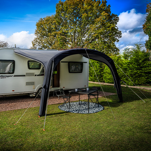Maypole Stratford PRO 300d Air Sun Canopy with Sides & Front Panel ...