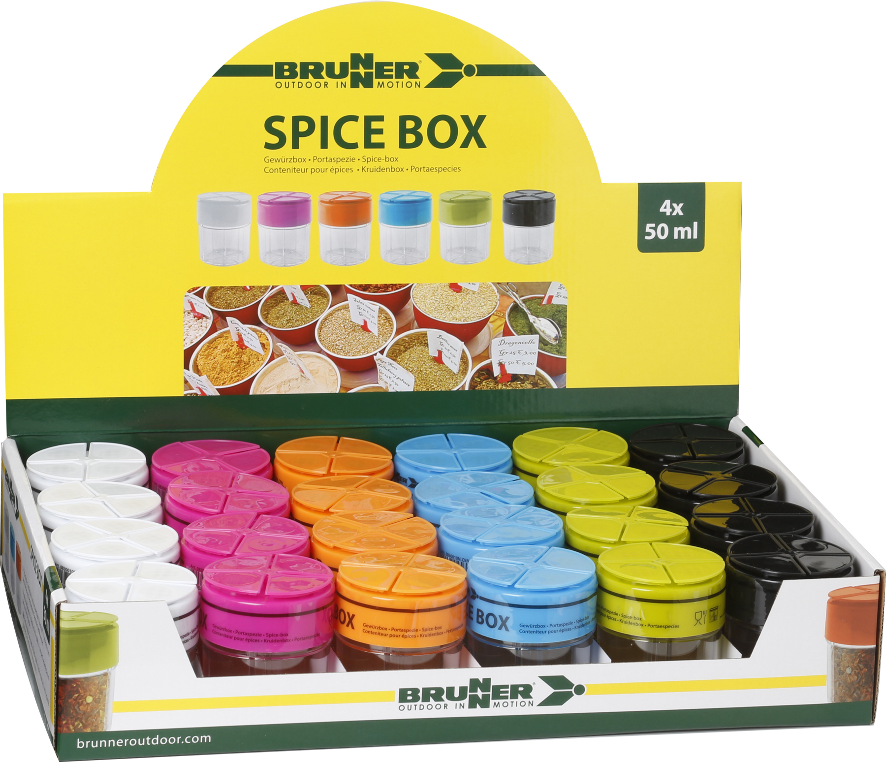 Brunner Spice Shaker Spice Box - 1 supplied at random - Caravan Stuff 4 U